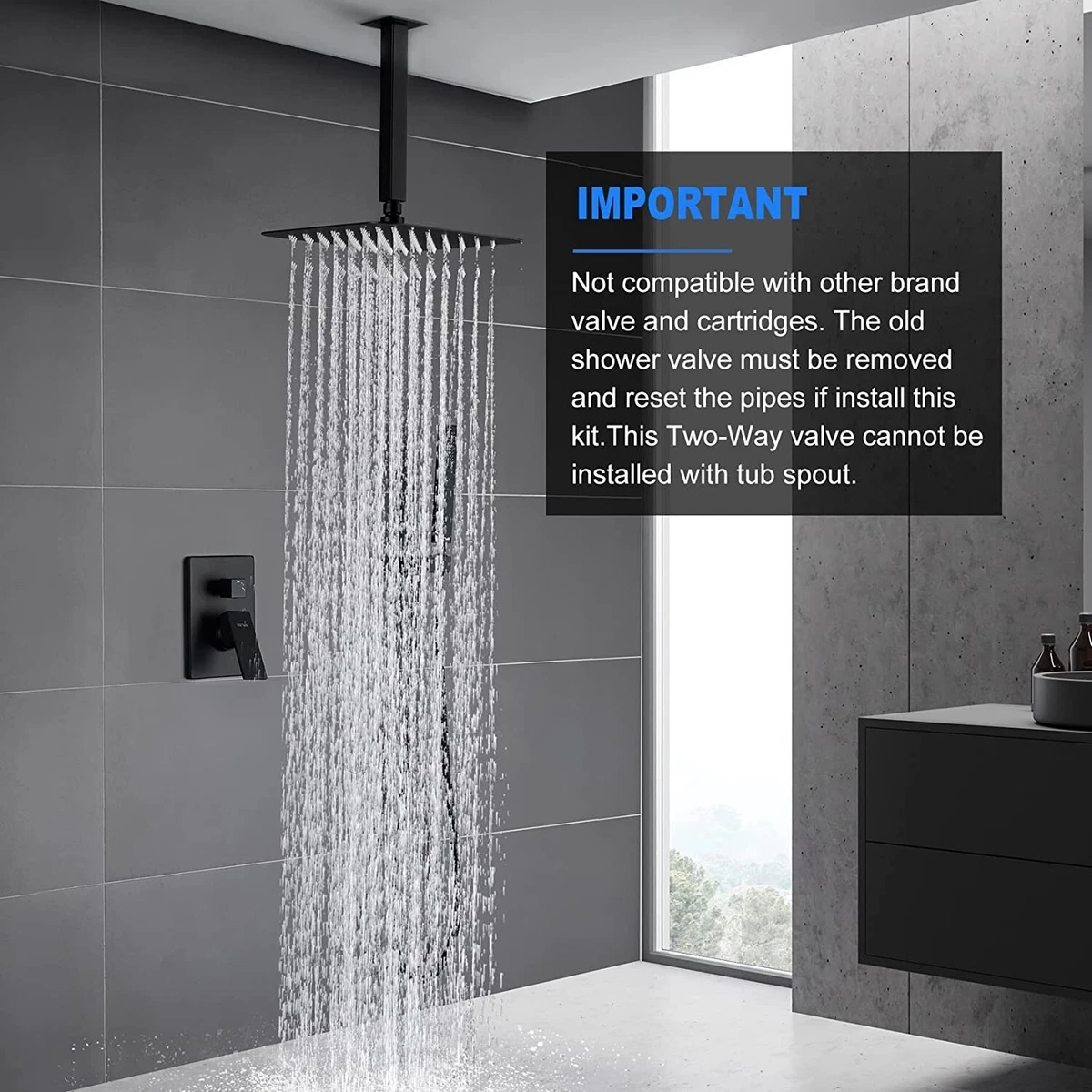 Ceiling Rain Shower System | Shelly Lighting