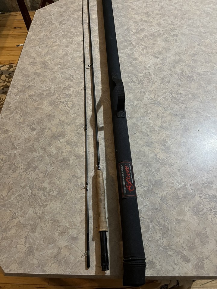 Scott Fly Rod 8' 6" 2 Piece SAS 855 3.2 Oz 5 line W/case. | eBay