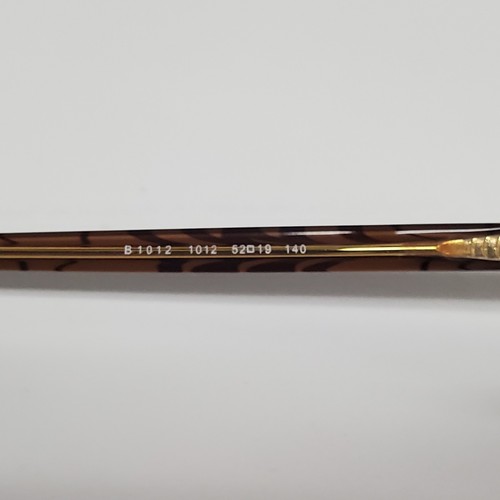 Burberry B1012 Men's Eyeglass Frame Brown 52 19 14 Halfrim | eBay