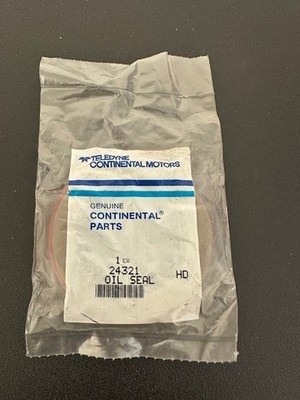 Continental Aircraft Crankshaft Seal, P/N 24321 (New Surplus) (ST) | eBay