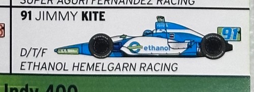 IndyCar Garage Pass 2005 California Speedway Jimmy Kite Autographed ...