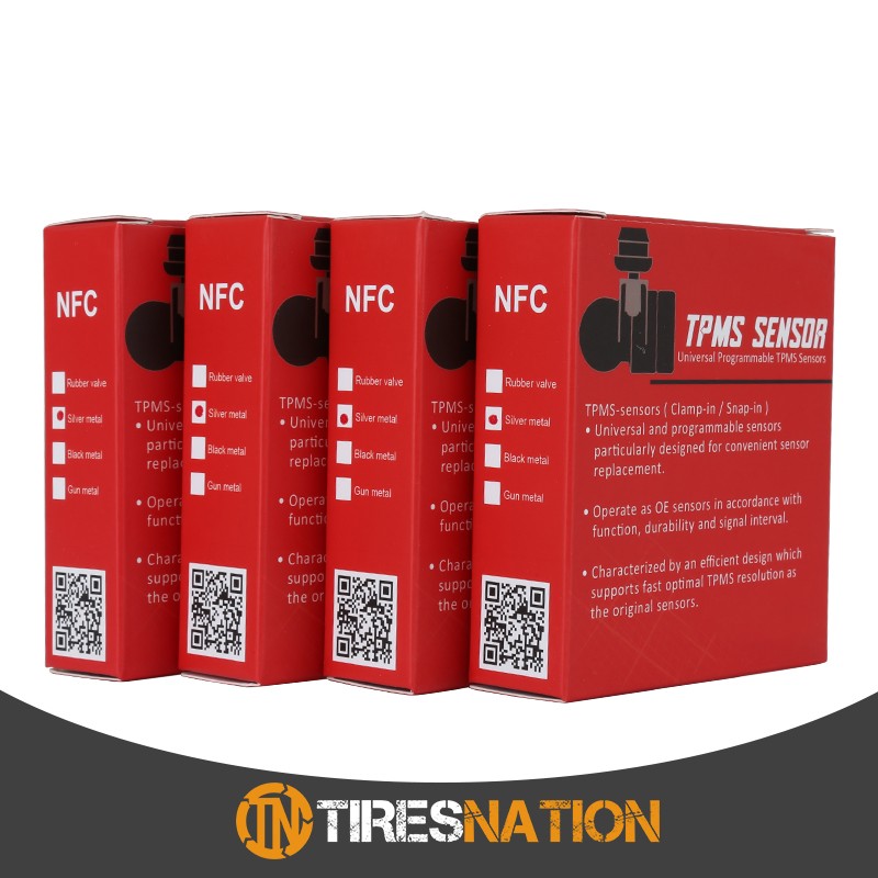 (4) Tire Air Pressure Sensor TPMS Metal For Chevrolet Silverado 2500 ...