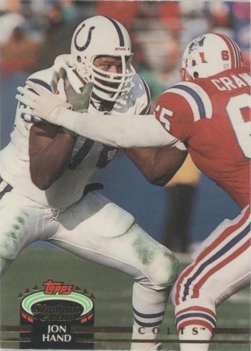 1992 Topps Stadium Club - Jon Hand #254 for sale online | eBay