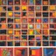 48W"x40H" 64 ABSTRACT PAINTINGS by GARY MAX COLLINS - MULTIPLE ART ...
