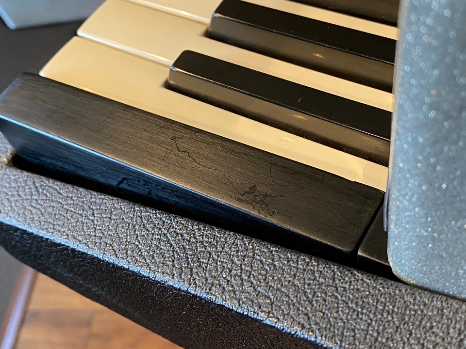 Fender Rhodes Piano Bass Vintage 32-Key Keyboard Sparkle Top Serviced c ...