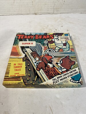 Terrytoons Terry Bears in Tall Timber Tales Super 8 Film Vintage Reel ...