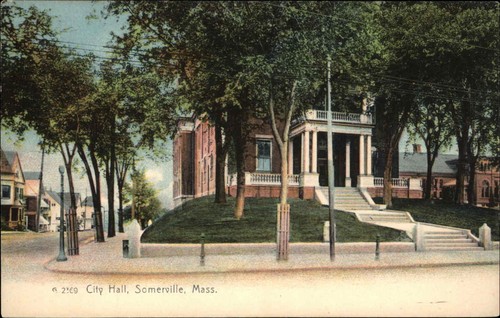 Somerville MA City Hall c1905 Postcard - Rotograph | eBay