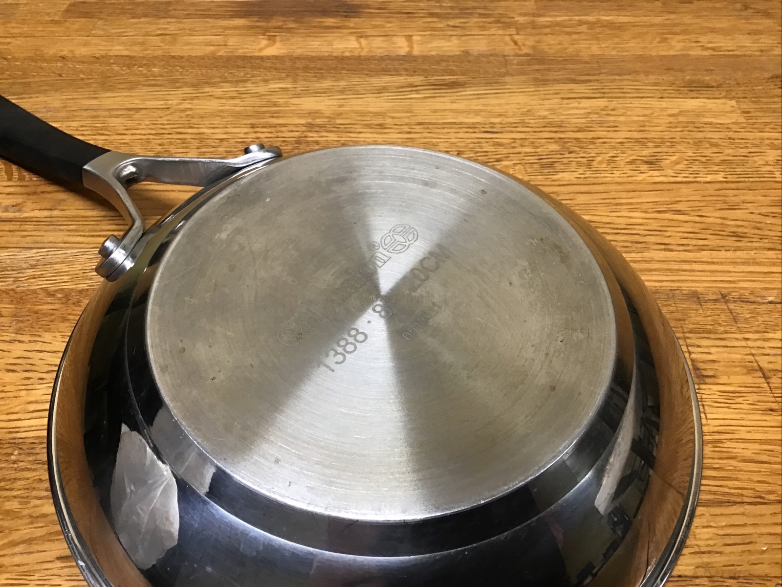 Calphalon 8" Skillet Stainless Steel Saute Fry Pan 1388 Omelet EUC | eBay