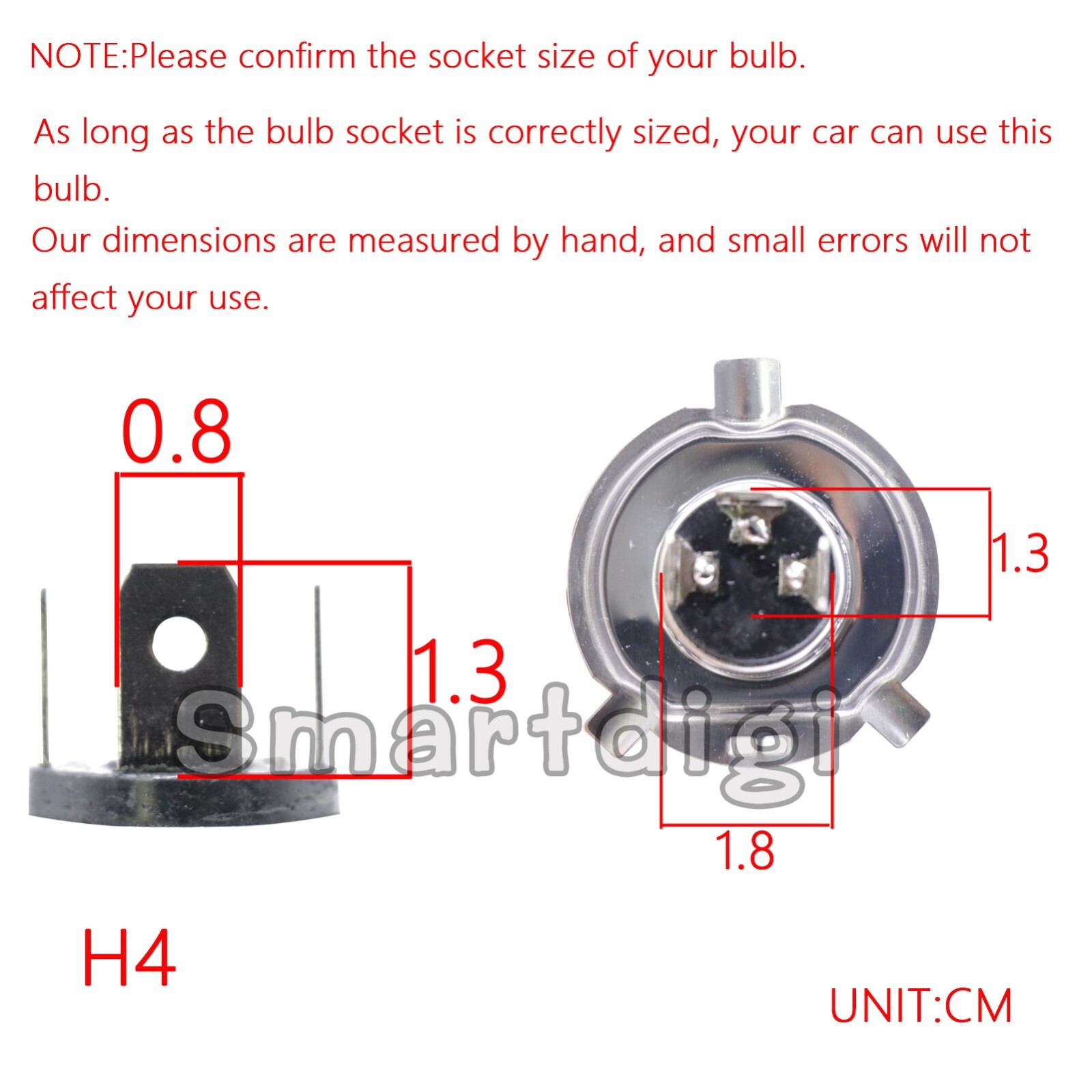 Pair H4 LED Headlight Globes kit Bulbs Hi-Lo Beam For Nissan Navara D22 ...