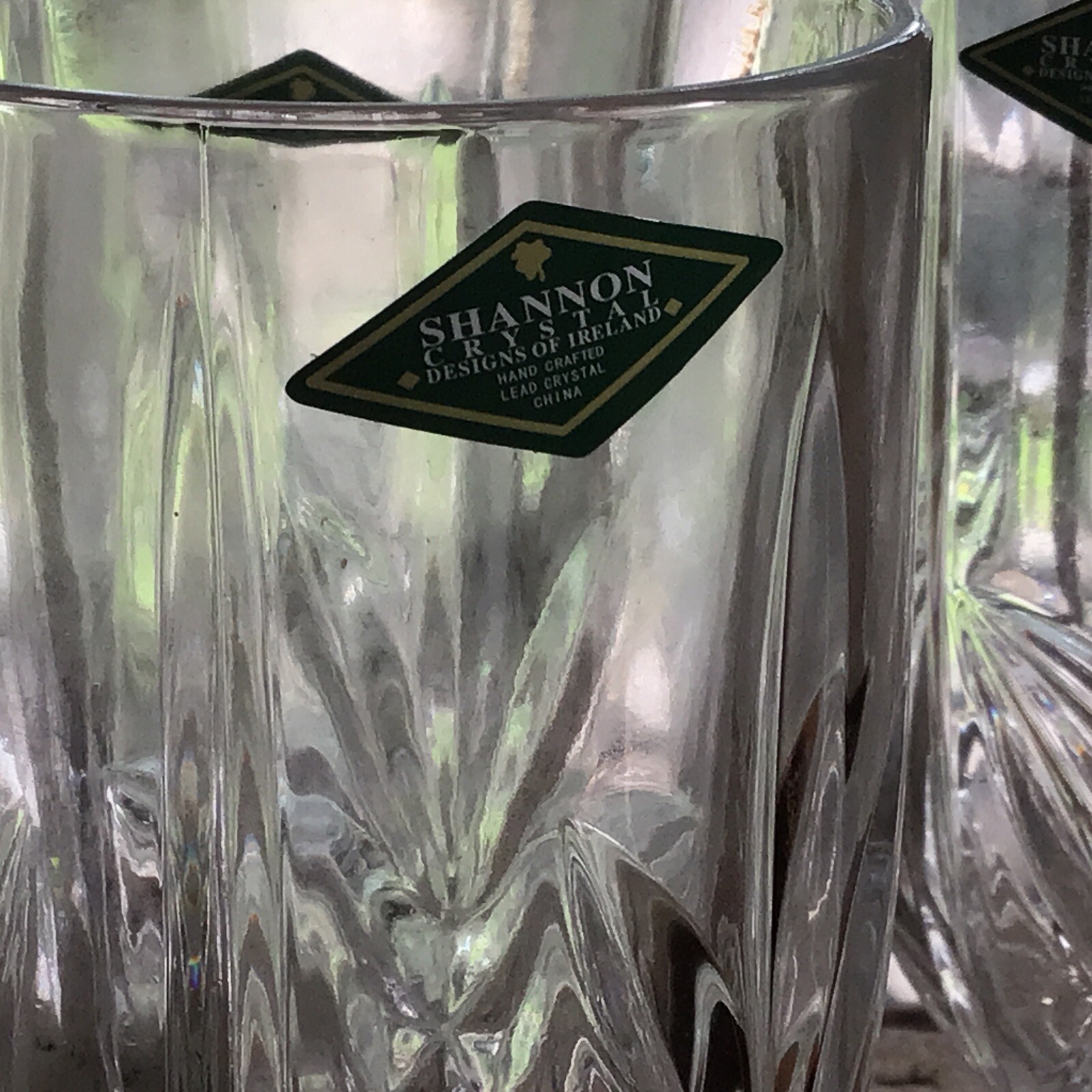 4 Shannon Crystal Designs Of Ireland Milano 12 Oz Iced Tea Beverage ...