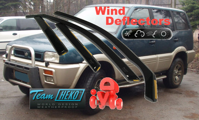 For NISSAN Terrano II 1993 - 2004 Wind deflectors 4.pc HEKO 24231 | eBay UK