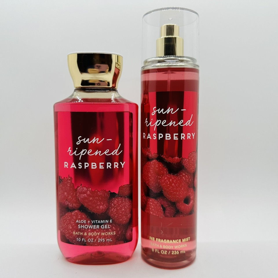 BATH & BODY WORKS SUN-RIPENED RASPBERRY FINE FRAGRANCE BODY MIST ...