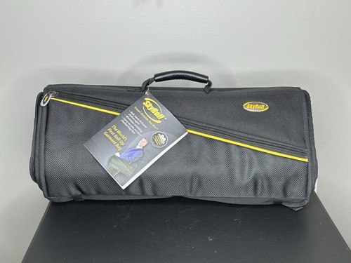 SkyRoll Roll-Up Luggage 23" Black Garment Bag Wrinkle-Free Travel w ...