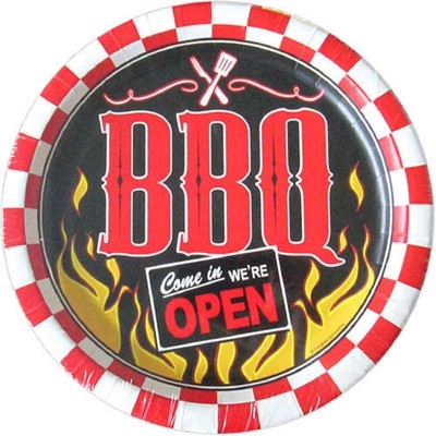 Weekend BBQ Cookout Picnic Summer Theme Party 9" Paper Dinner Plates | eBay