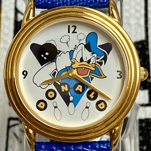 Vintage Disney Catalog Donald Duck Animated Bowling Ball Unisex Watch ...