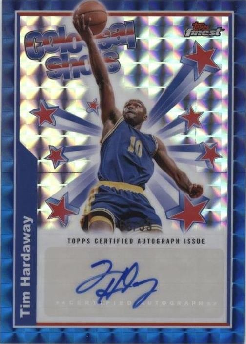 2024-25 Topps Finest - Colossal Shots Autographs Tim Hardaway #BSA-THA ...