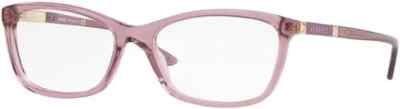 New VERSACE Eyeglasses VE 3186 5279 Transparent Violet Optical Frame 54 ...