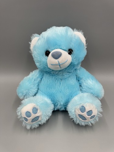 Blue Teddy Beat Plush 9.5” Stuffed Animal No Tag | eBay