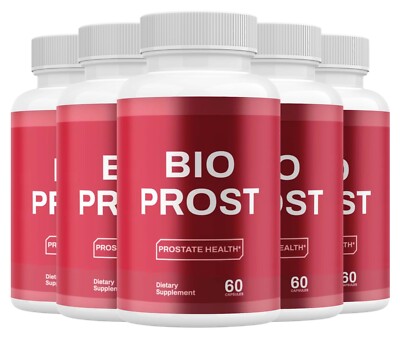 (5 Pack) BioProst Capsules Prostate Health Support -Bio Prost Male ...