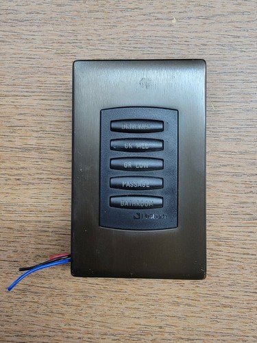 PLK Savant Lite Touch 6800-206 6800-206.02 Control Station 5-Button ...