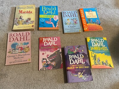 Roald Dahl Kids Books Bundle -Matilda James And The Giant Awful Auntie ...