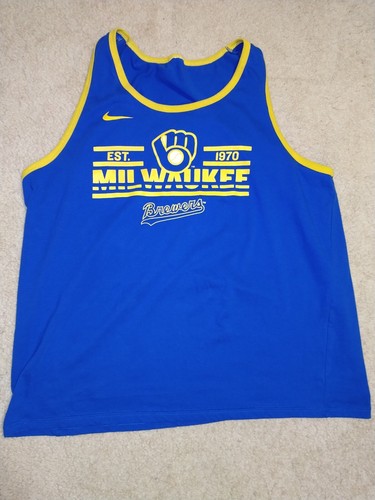 Milwaukee Brewers Tank Top Preowned | eBay