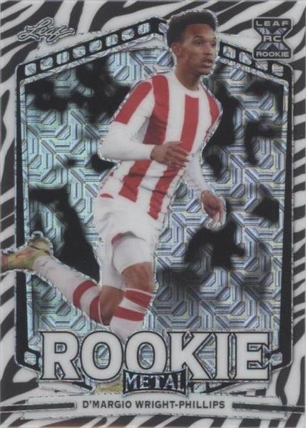 2022 Leaf Metal Rookie - Zebra Mojo #MS-03 D'Margio Wright-Phillips /5 ...