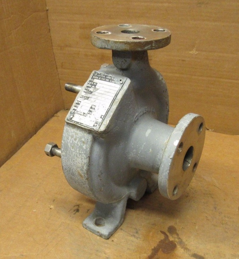 DIRIRON DURCO MARK II 1-1/2 X 1-6/52 STAINLESS S/S 4 BOLT FLANGE PUMP ...