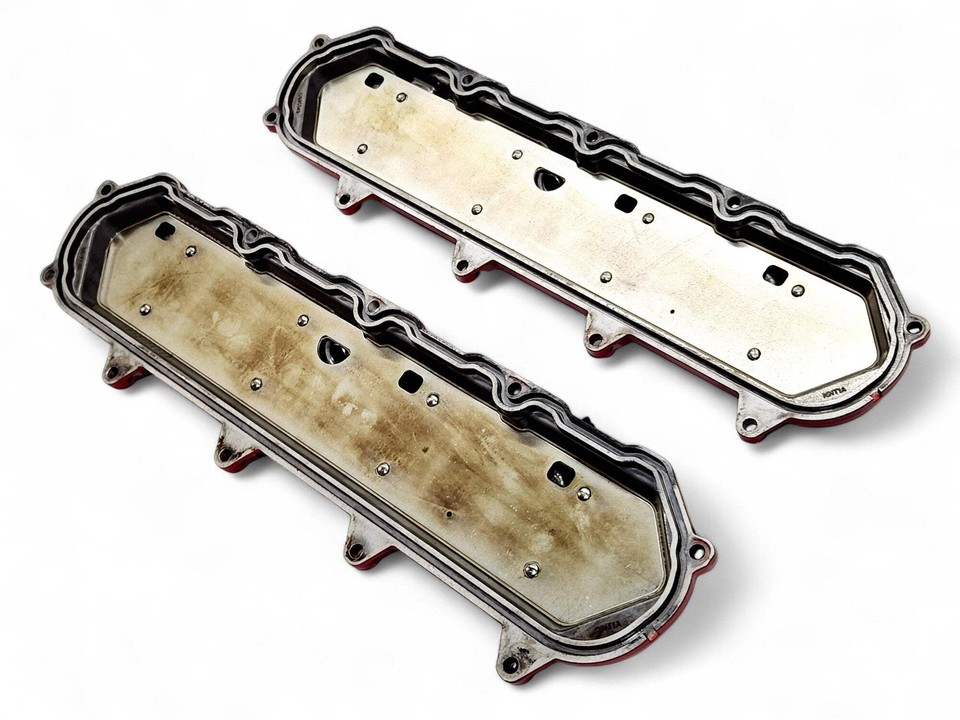 2020-2025 Chevy Corvette C8 LT2 6.2 Edge Red Valve Rocker Arm Covers ...