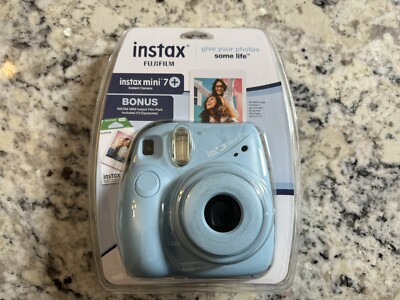 Fujifilm Instax Mini 7+ Instant Camera - Light Blue With Film ...