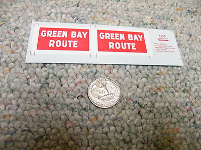 Herald King decals G Gauge GBW Green Bay Route heralds 2' x 3.75' XX178 ...