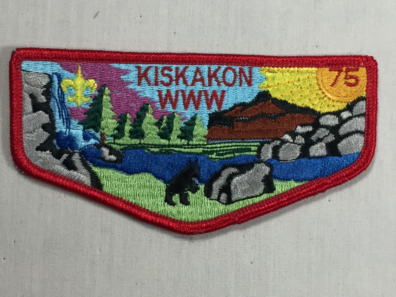Kiskakon OA Lodge 75 Brotherhood Crouching bear Flap BSA Patch | eBay