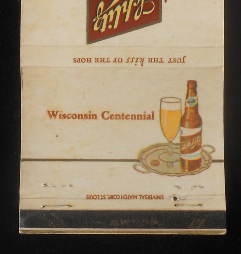 1948 Wisconsin Centennial Schlitz The Beer That Made Milwaukee Famous ...