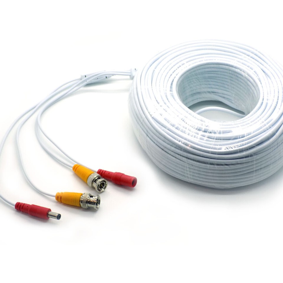 BNC DC Power Lead CCTV Security Camera DVR Video Camera Extension Cable ...