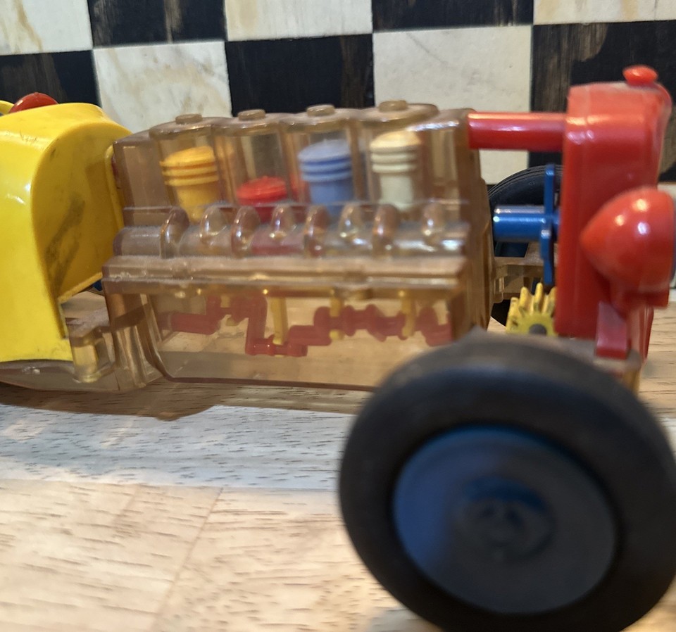 VINTAGE Nosco Hot Rod Toy Racer. Cool Early Plastic Deuce Coupe. See ...