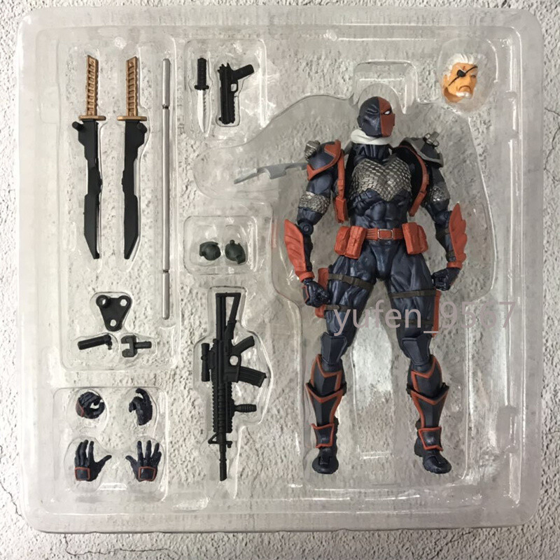 Amazing Yamaguchi Revoltech No.011 Deathstroke PVC Action Figure ...