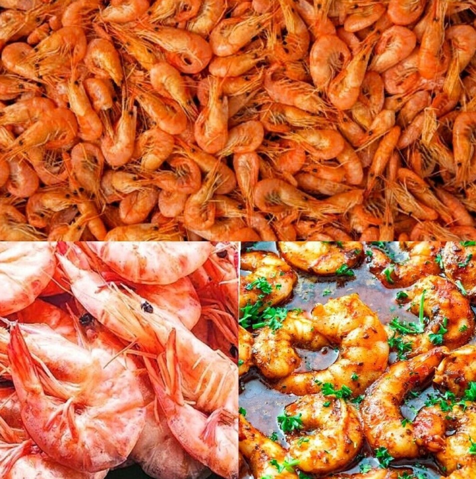 Sun Dried Salted Large Prawn Shrimps Seafood ( Isso ) 100% High Quality ...
