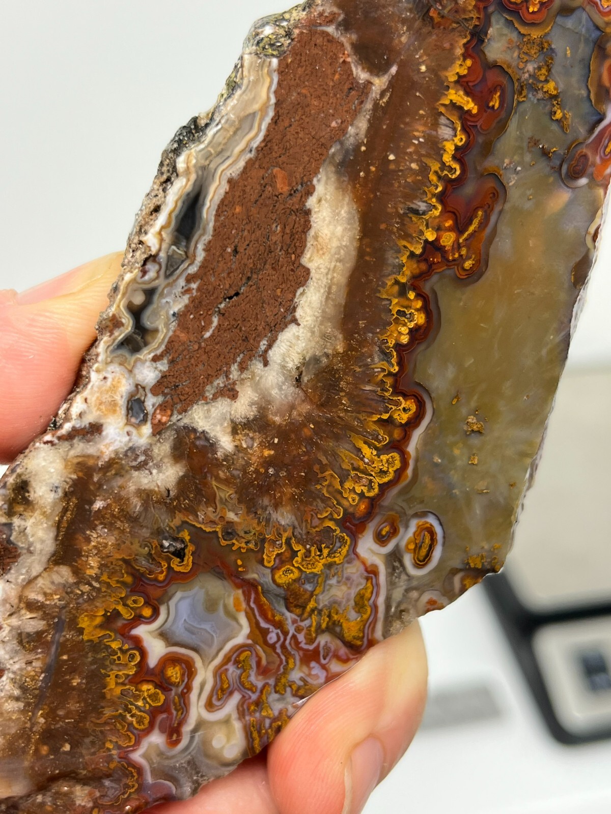 Turkish Stick Agate slab Cabbing Lapidary Carving Chakra Reiki | eBay