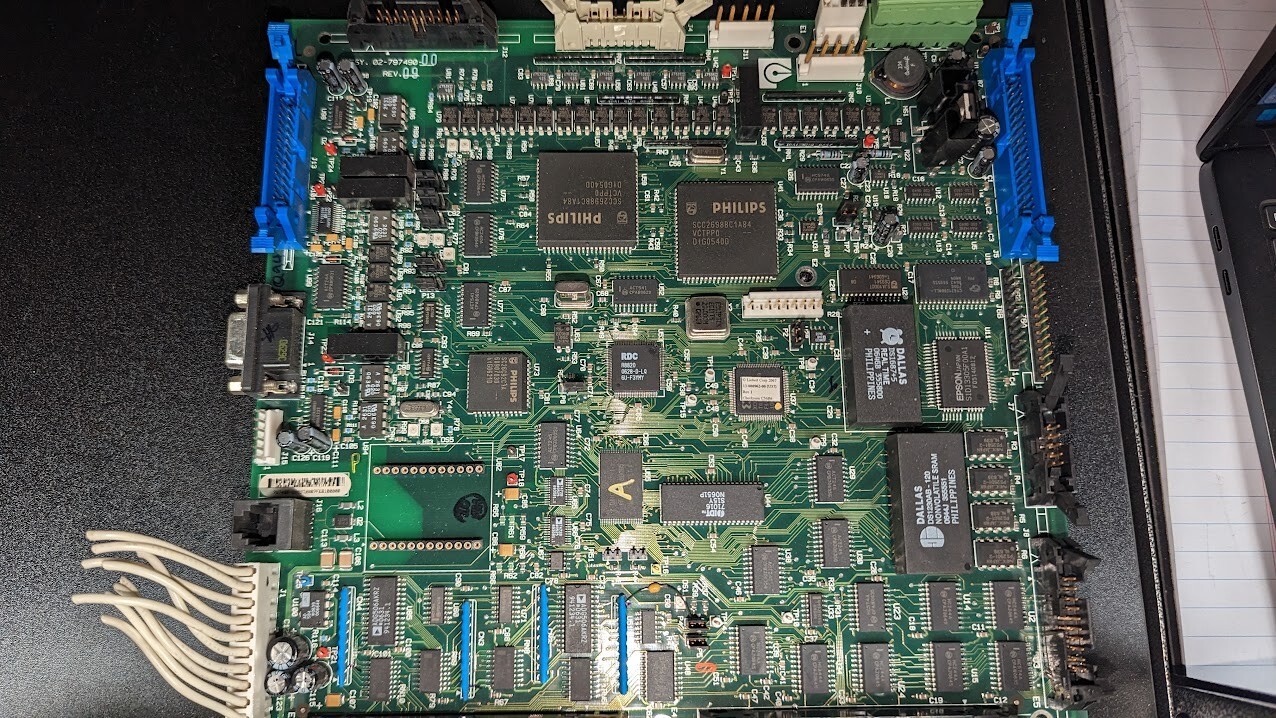 Emerson Liebert 02-797490-00 Rev 09 Control Board Card PCB PLC Network ...