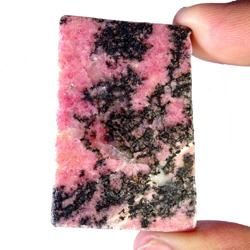 Rhodonite Natural Crystal Rock Slab Polished Specimen 141.80Cts. | eBay