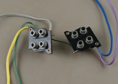 PIONEER QX-747 REAR 4CH TAPE MON/REC JACKS & REAR DOLBY NR ADAP IN/OUT ...