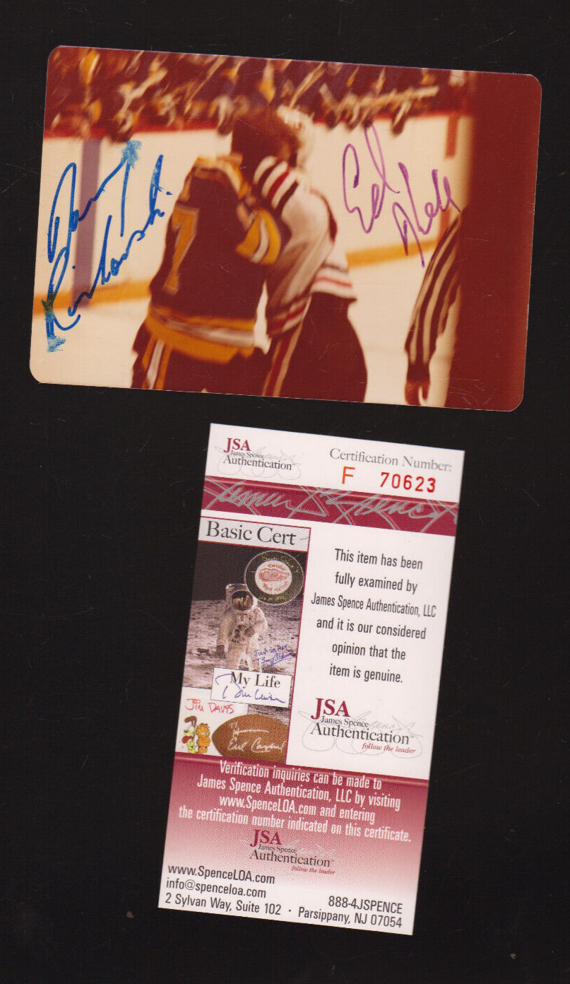 ED KEA TERRY RUSKOWSKI AUTOGRAPH SIGNED 3x5 PHOTO JSA COA ST. LOUIS ...