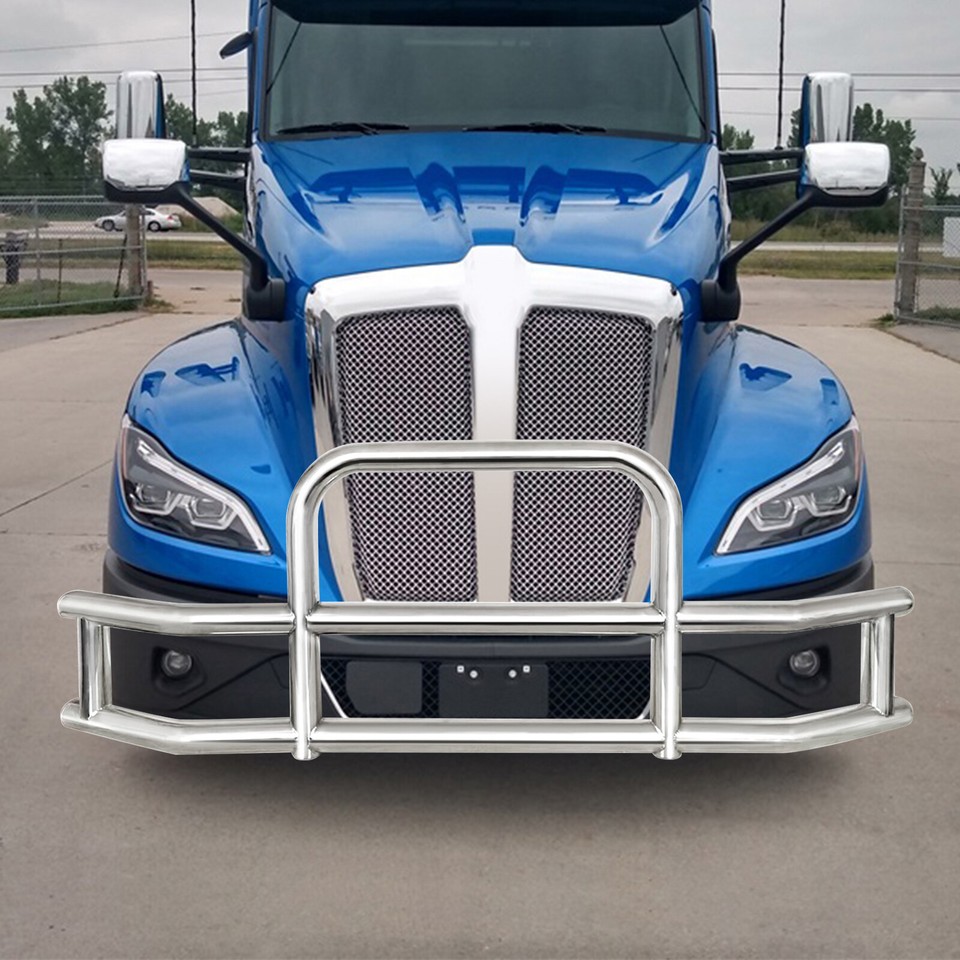 Deer Guard+Brackets Set for Kenworth T680 2022-2024 2025 Heavy Duty ...