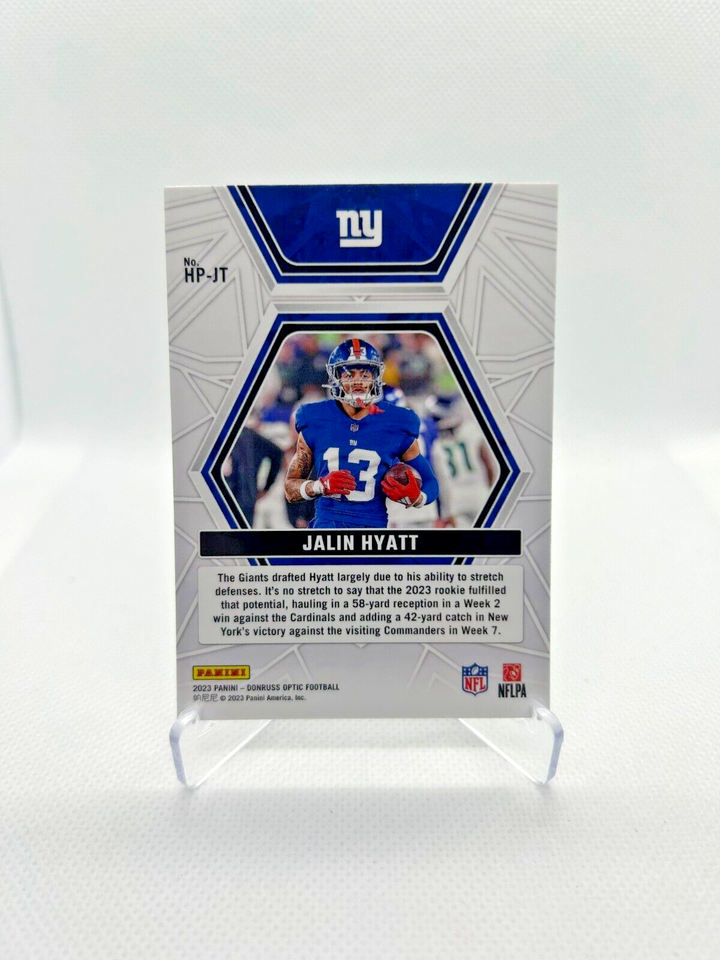 Jalin Hyatt RC - 2023 Donruss Optic Hidden Potential #11 - New York ...