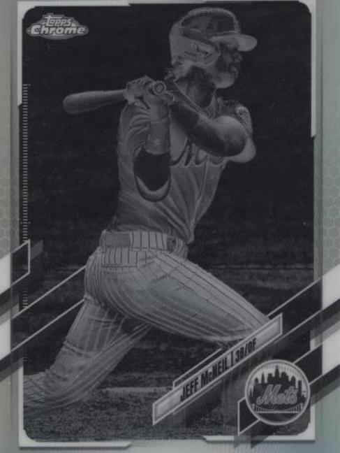 2021 Topps Chrome - Jeff McNeil #214 Negative Refractor for sale online ...