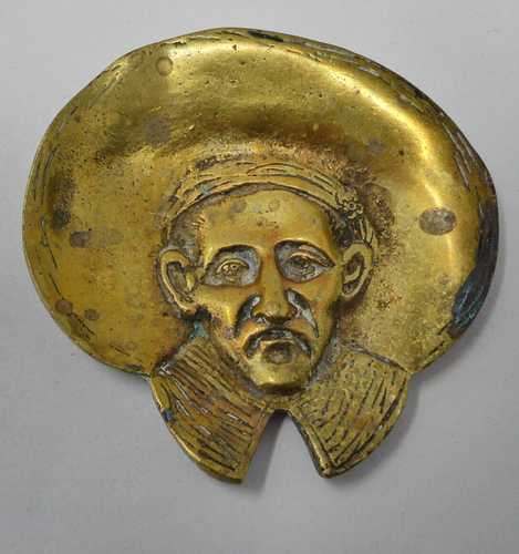 Antique Brass Trinket Dish Character Menacing Face | eBay Australia