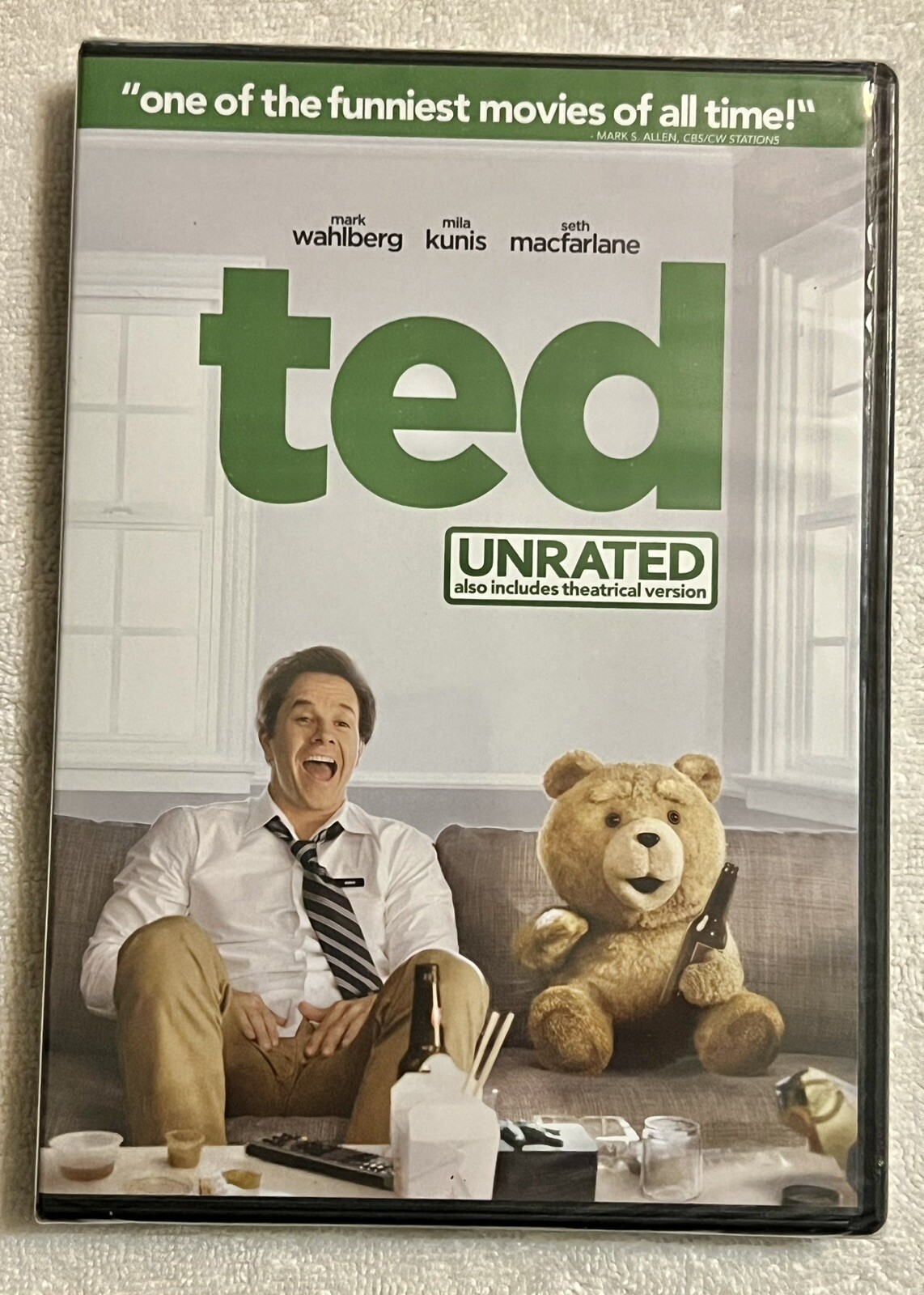 Ted "One of the Funniest Movies of All Time" (DVD, 2012, UNRATED) New ...