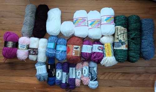 Large Lot of Yarn Various Brands Types New Used Skeins | eBay
