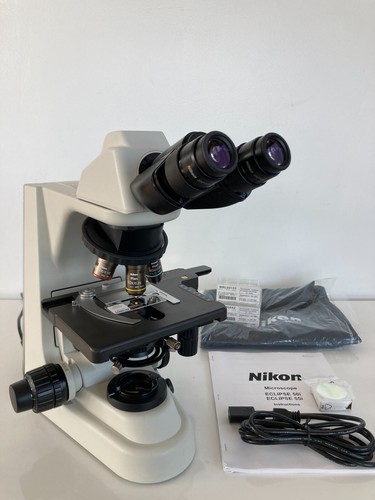 Nikon Eclipse 50i Microscope with 4X, 10X, 40X, and 100X Objectives ...