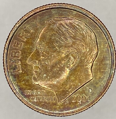 2004 D Roosevelt Copper Dime | eBay